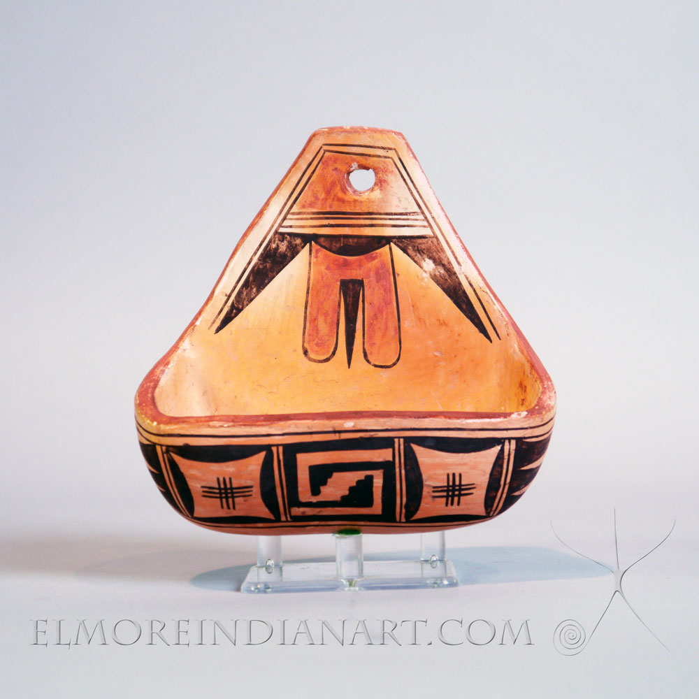 Hopi Pottery: Hopi Cornmeal Box, c. 1925